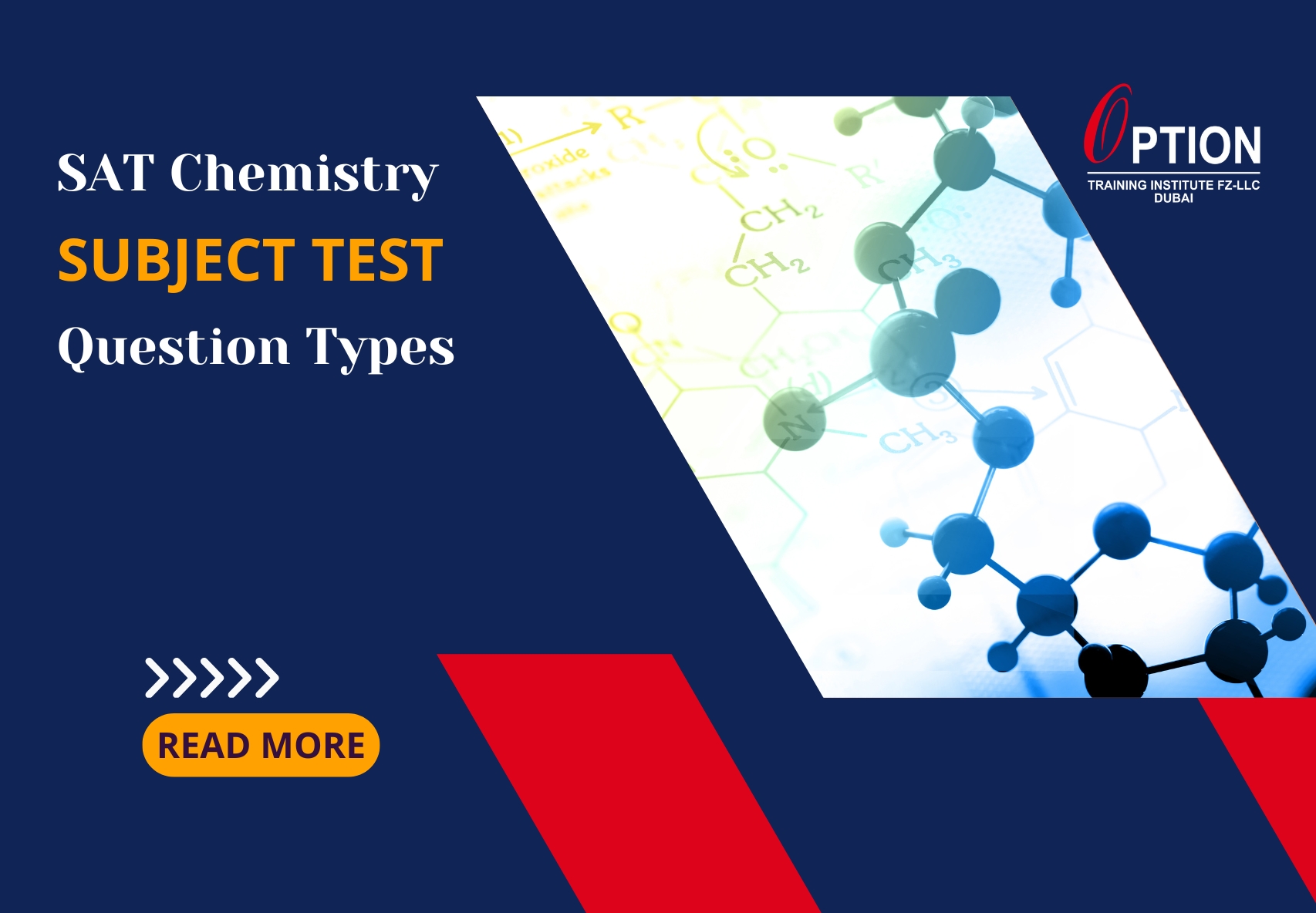 SAT Chemistry Subject Test Question Types | OPTION INSTITUTE
